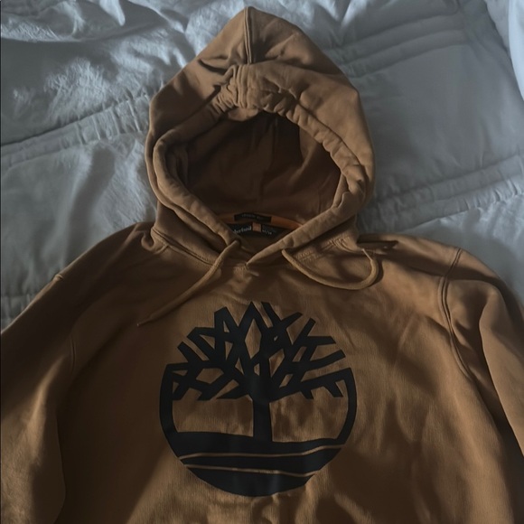 Timberland | Sweaters | Timberland Tan Sweater Iconic Tree Logo | Poshmark